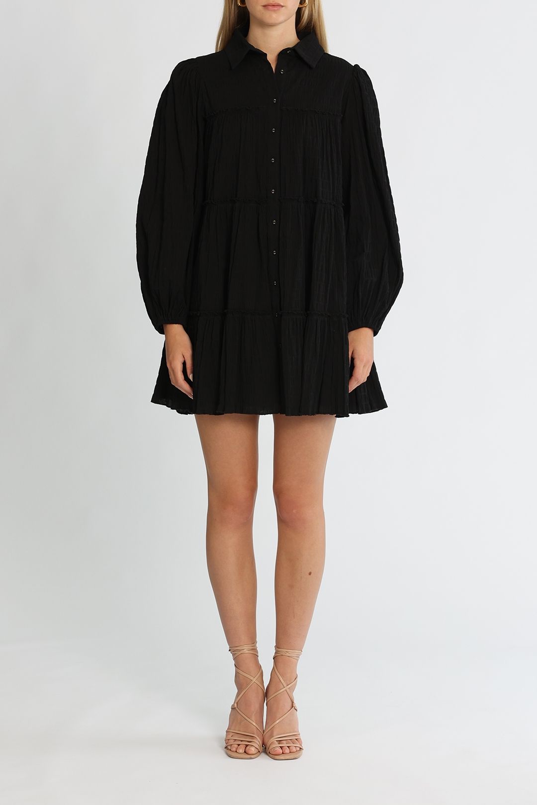 Hire Zepher Mini Dress in Noir | SOVERE | GlamCorner