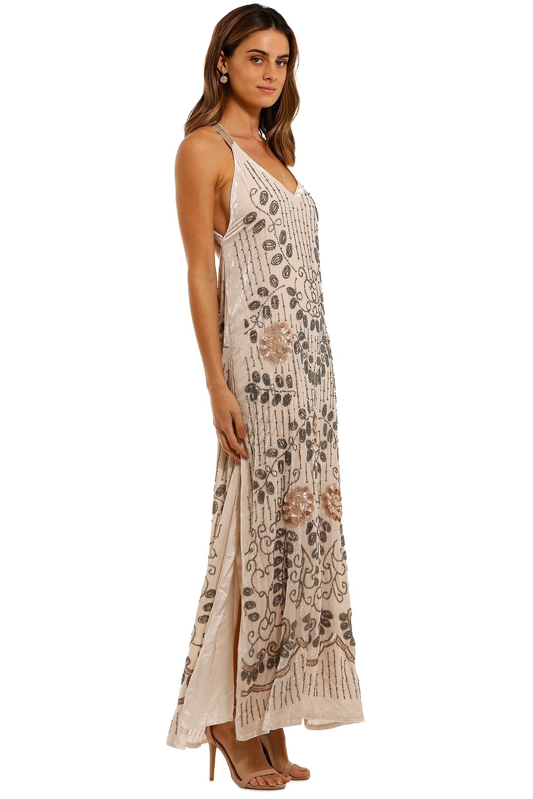 Hire Elsa Gown in Off White | Spell | GlamCorner