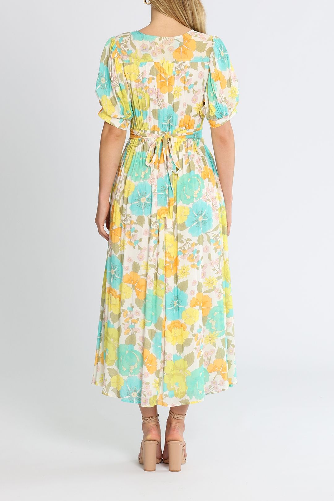 Hire Lemonade Soiree Dress Citrus | Spell | GlamCorner