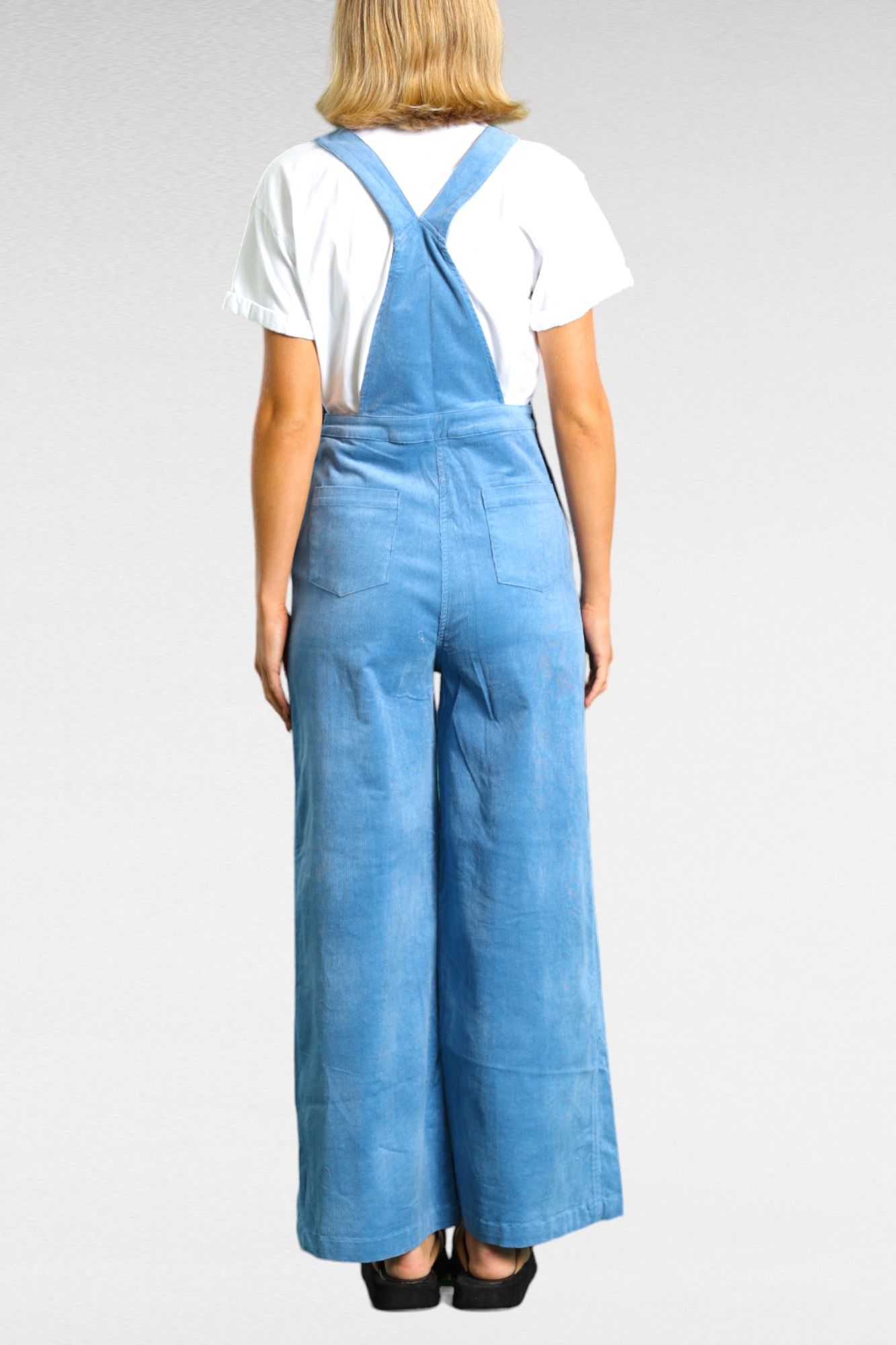 Hire Woodstock Overalls in Lake Blue | Talisman | GlamCorner