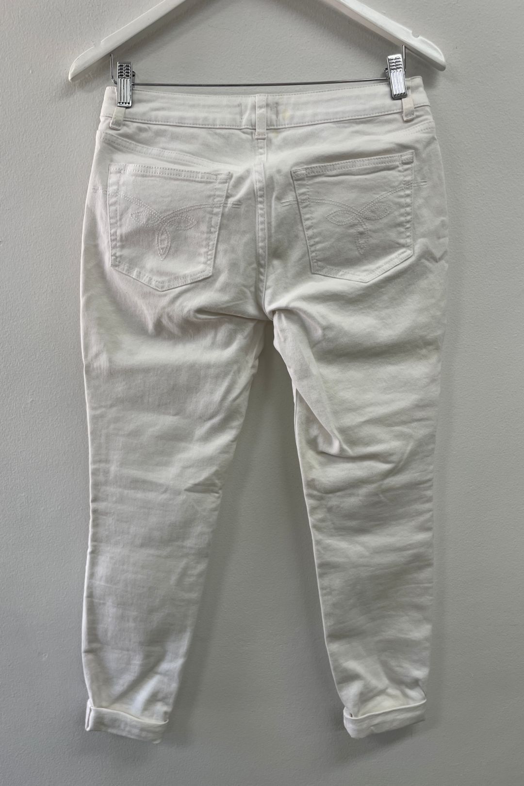 Buy Amandda Skinny Jeans in White | Ted Baker | GlamCorner