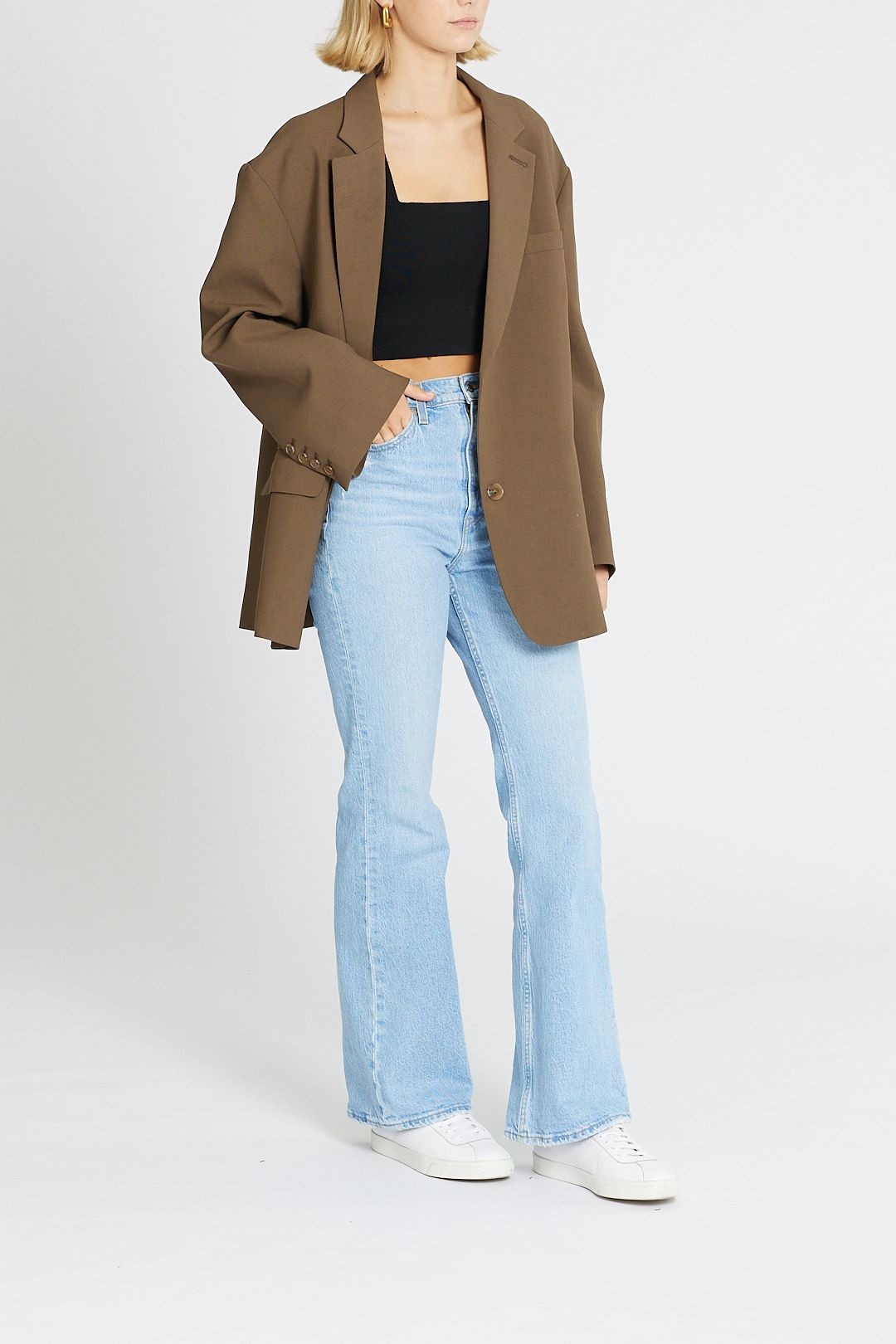 Hire Bea Boxy Blazer | The Frankie Shop | GlamCorner