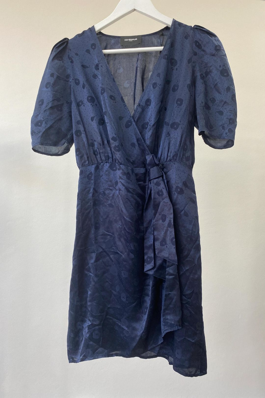 Buy Wrap Jacquard Dress | The Kooples | GlamCorner