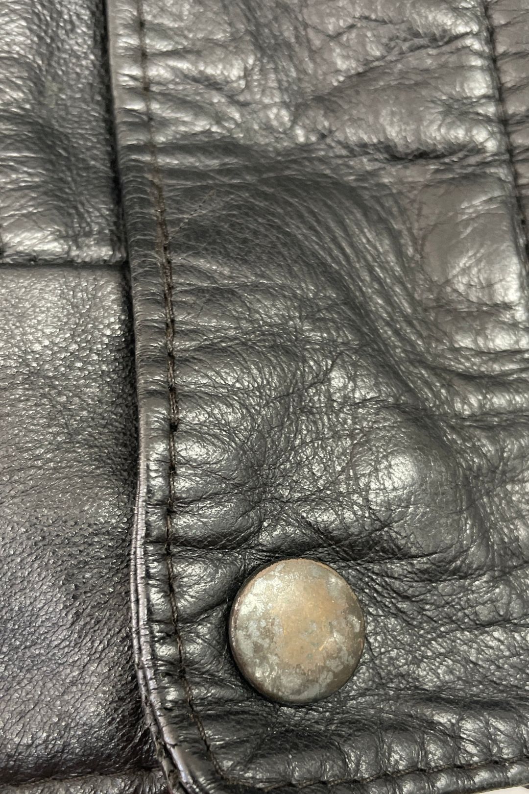 Buy Oversized Black Leather Jacket | The Leather Connection | GlamCorner