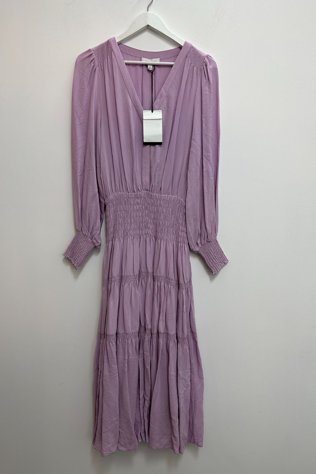 Buy Whirred Shirt Dress in Light Purple | Witchery | GlamCorner