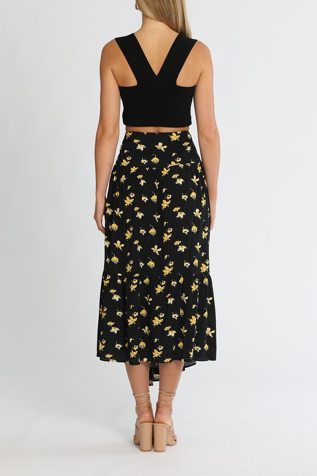 Hire Bridget Falling Floral Skirt in Multi | Whistles | GlamCorner