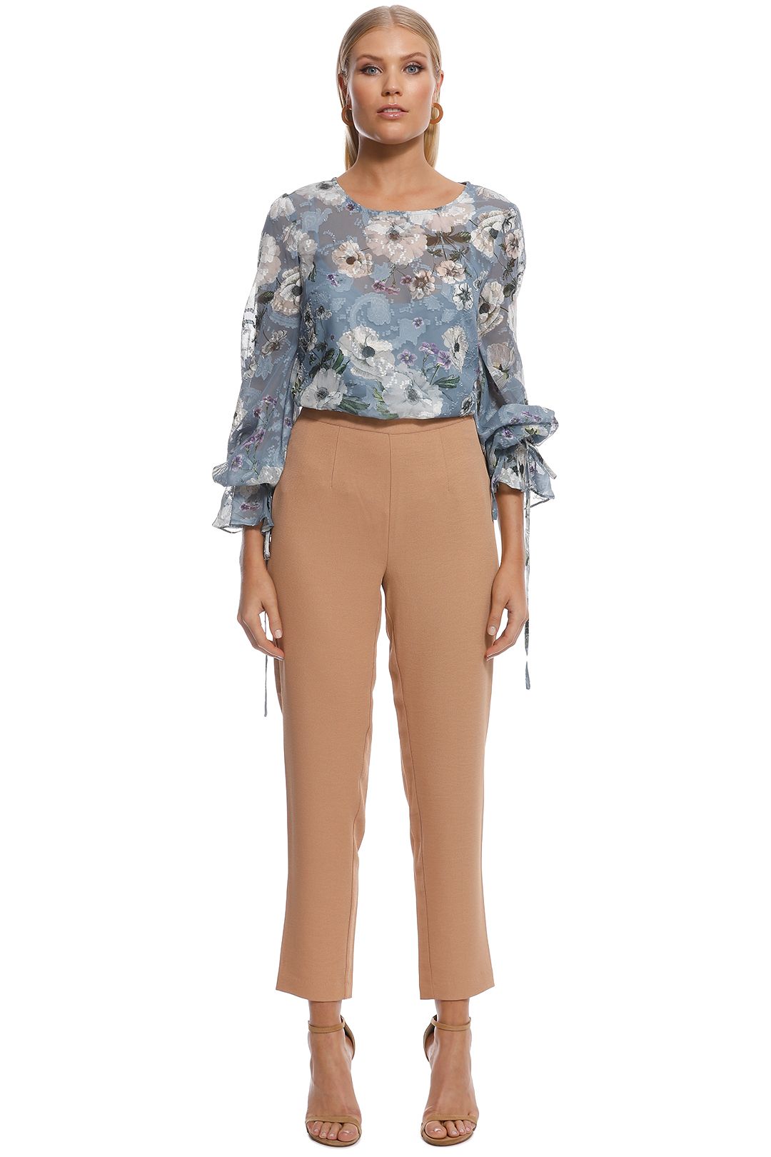 Eclipse Pants in Cinnamon by Wish for Hire | GlamCorner