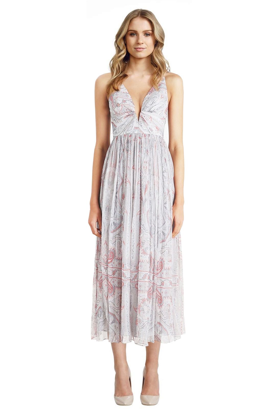 Arcadia Plunge V Dress by Zimmermann for Rent | GlamCorner